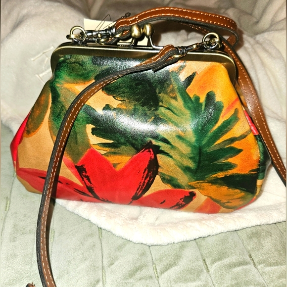 Patricia Nash | Bags | Patricia Nash Frame Purse Spring Multi Leather ...
